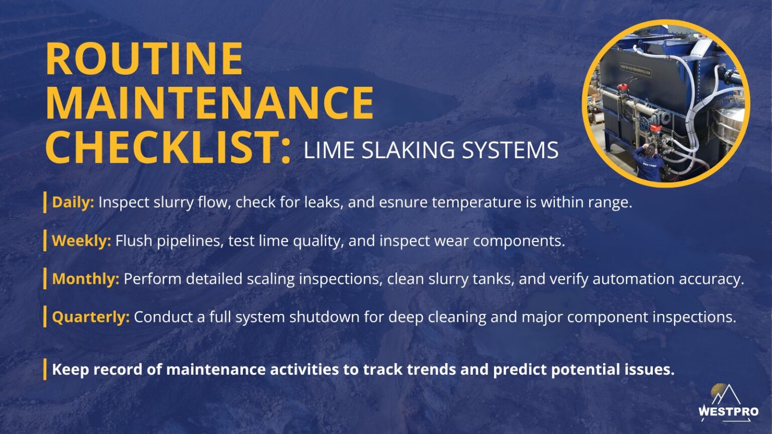 Optimize your Lime Slaking Systems - Westpro Machinery
